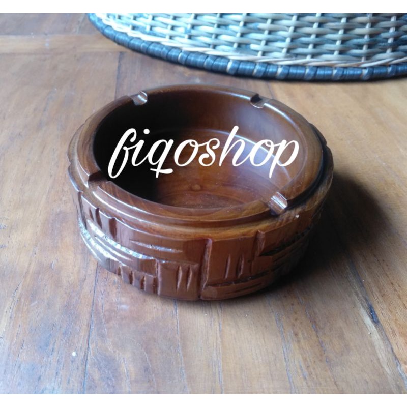 Jual Asbak Rokok Kayu Jati Kerajinan Jepara Ukir Furniture Mebel ...