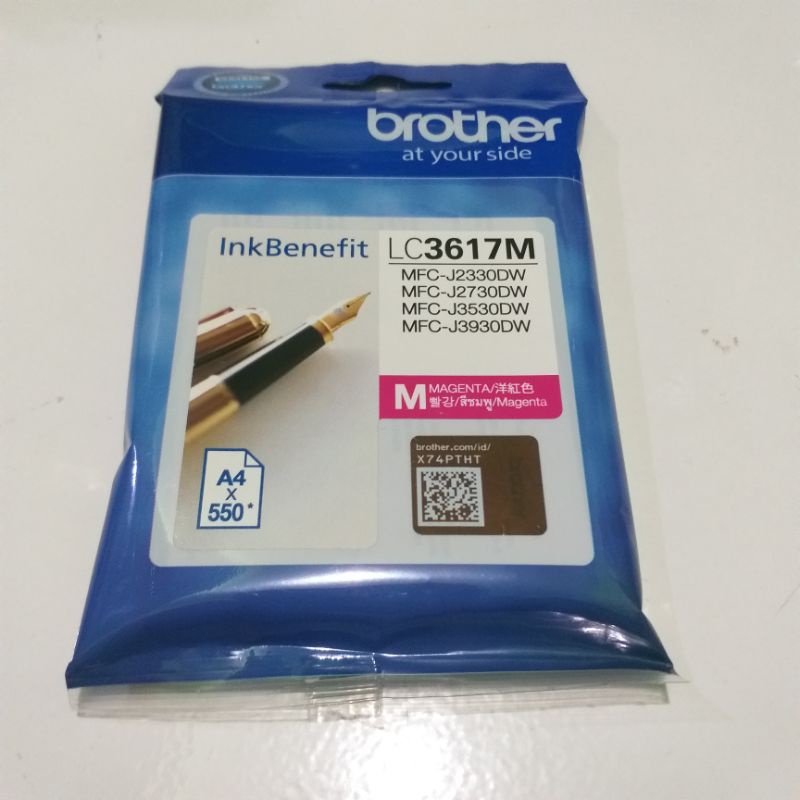 Jual cartridge brother baru original LC3617C LC3617 Cyan LC3617Y yellow ...