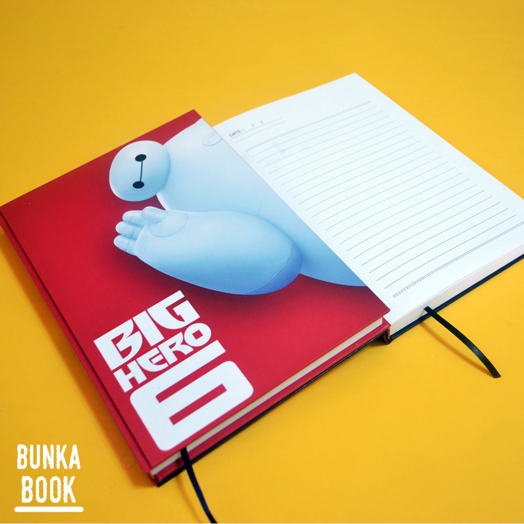 Jual Note Book Hardcover Big Hero 6 Baymax Ukuran A5 Jurnal Agenda ...
