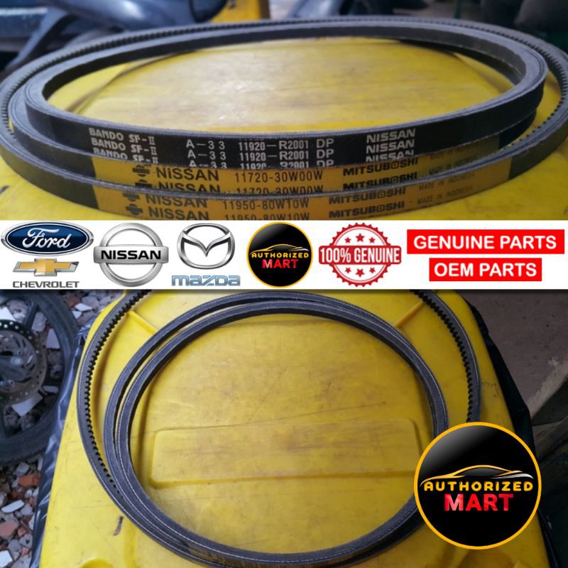 Jual ORIGINAL Terrano Set Tali Kipas Fan Belt Timing AC Alternator ...