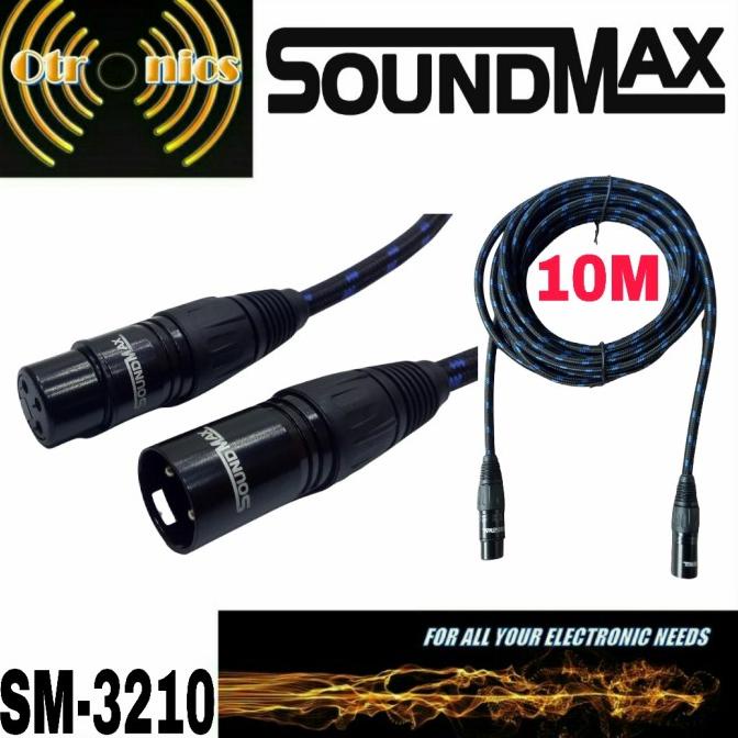 Jual Kabel Mic Canon Male Female Soundmax SM-3210 10METER otron1c5 Ayo ...