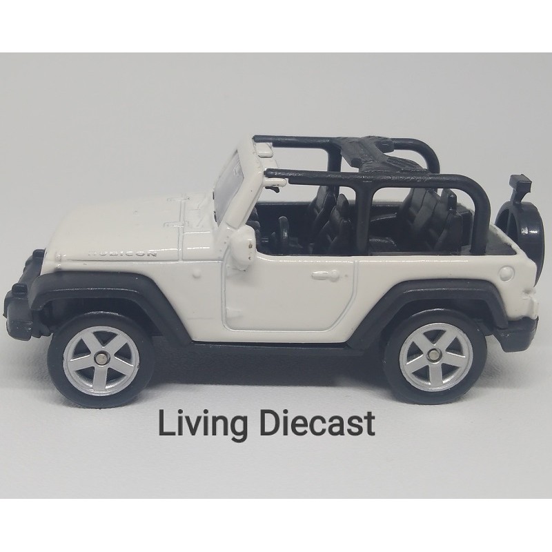Jual Diecast/Miniatur Mobil-Rubicon top open skala 1:60 (White color ...