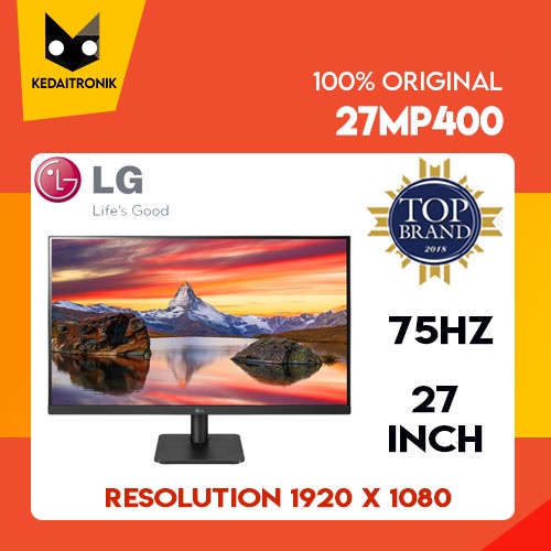 Jual NEW LED Monitor LG 27MP400 27" IPS 75Hz Full HD HDMI D-Sub - LG ...