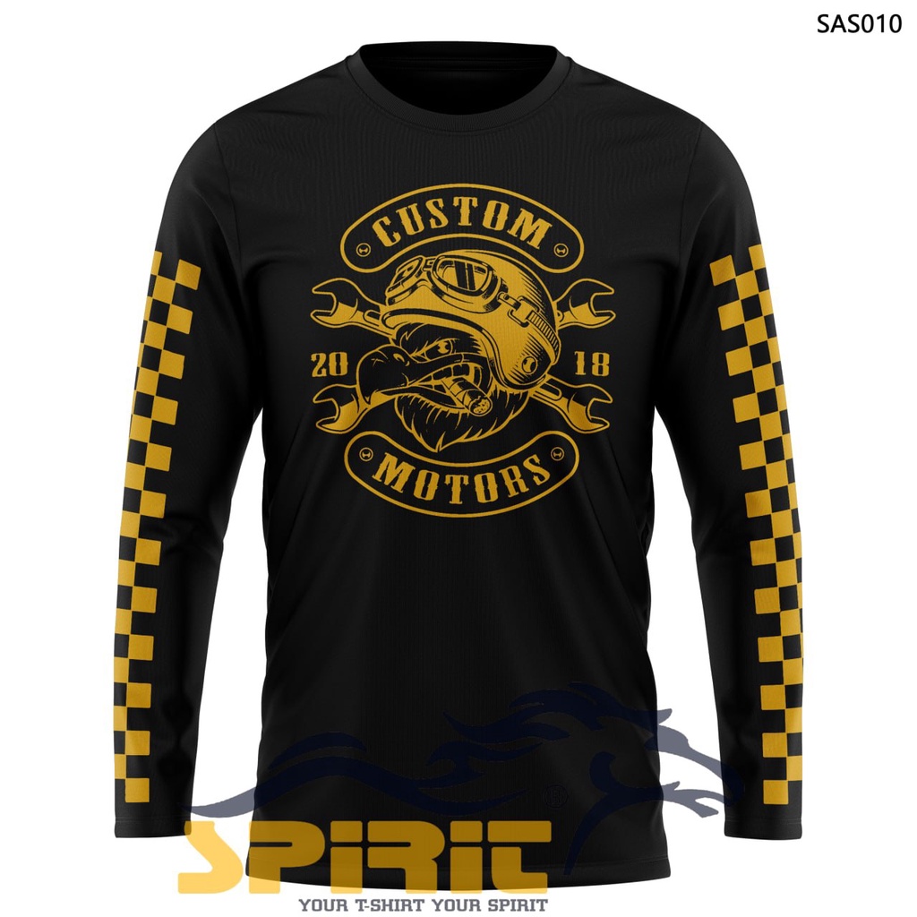 Jual BAJU KAOS MOTOR custom T-shir PRIA PAKAIYAN BIKER BAJU MOTOR ...