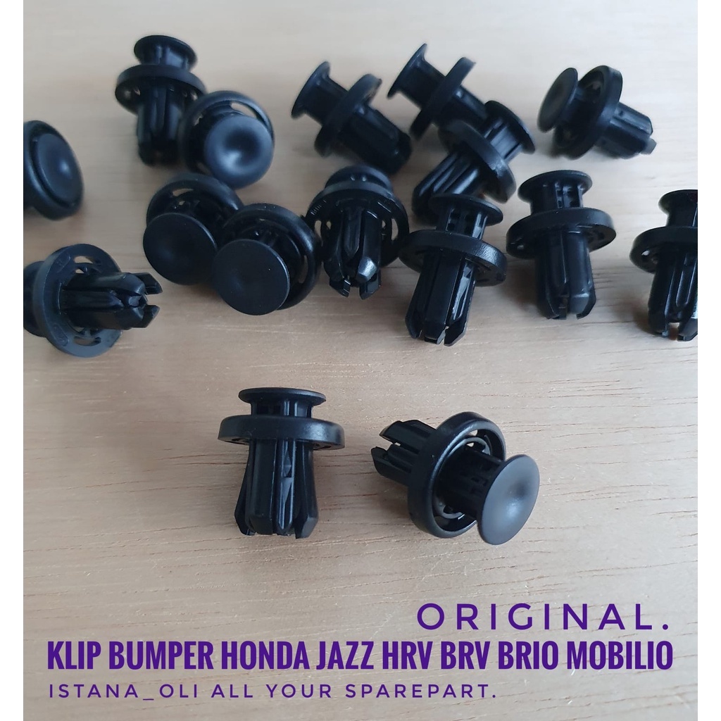 Jual Klip Clip Bumper Fender Grill HRV BRV JAZZ CRV BRIO MOBILIO CIVIC ...