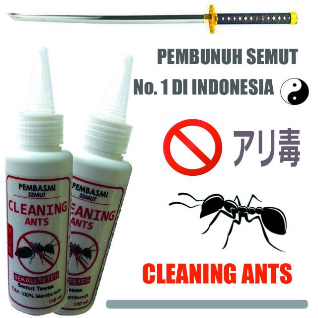Jual Pembasmi Semut CLEANING ANTS Basmi Semut Sampai Tuntas | Shopee ...