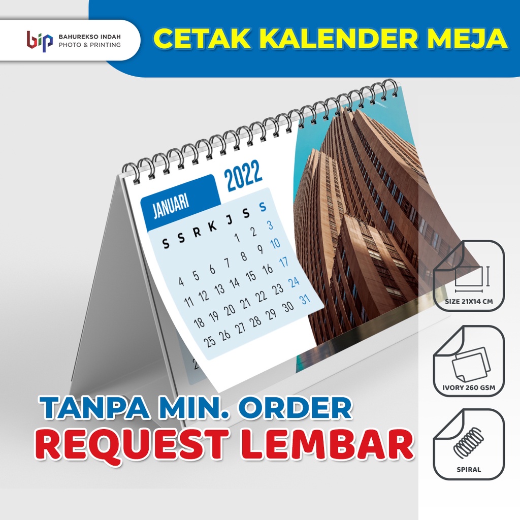 Jual Kalender Meja / Kalender Duduk Desain Custom | Shopee Indonesia