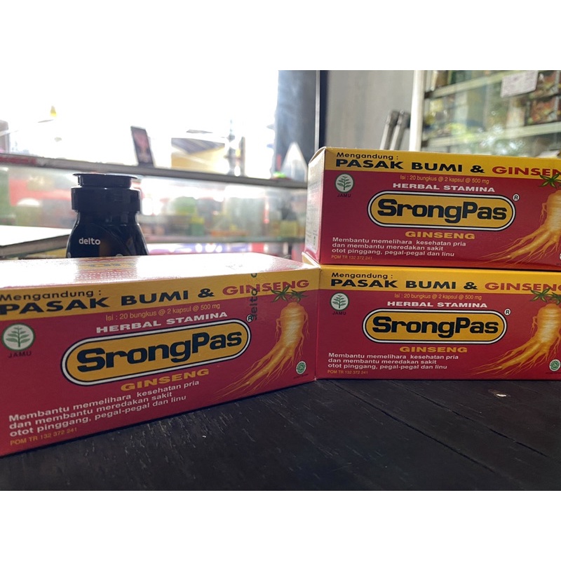 Jual Strongpas Strong Pas Herbal Stamina Dus isi 20 Strip | Shopee ...