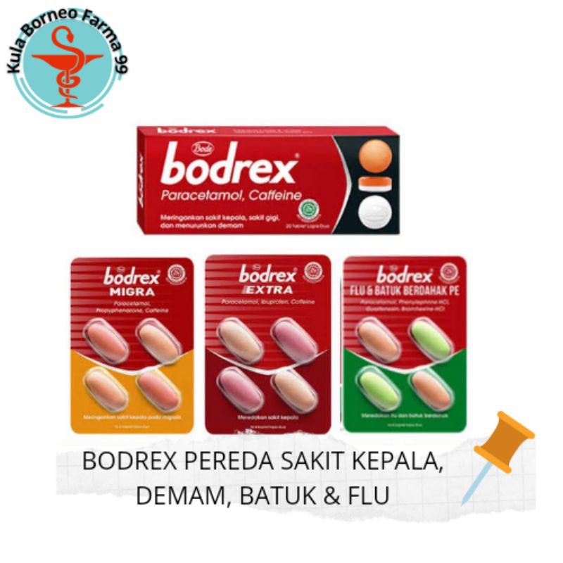 Jual Bodrex Biasa, Migra, Ekstra, Pe Flu & Batuk | Shopee Indonesia