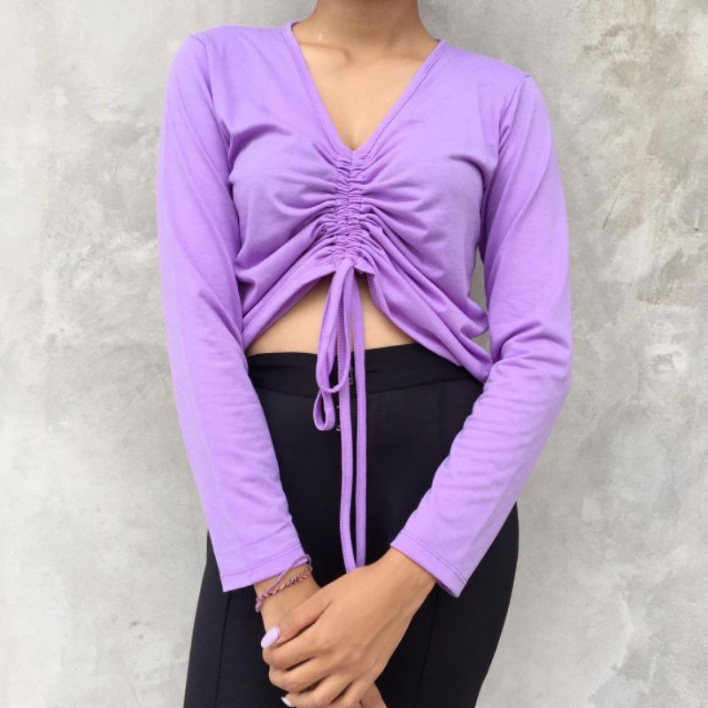 Jual CROP TOP SERUT | Shopee Indonesia
