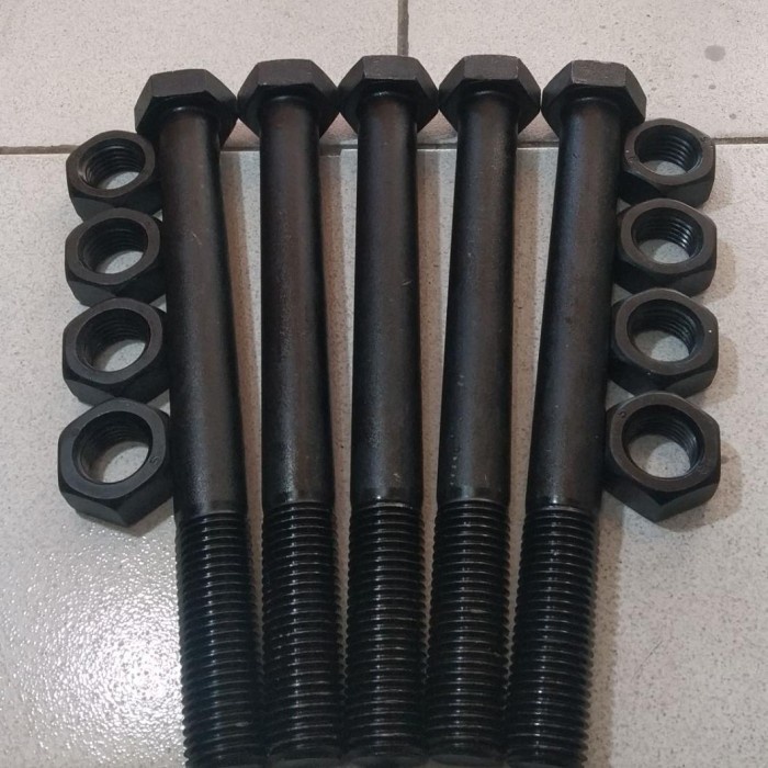 Jual BAUT MUR BAJA M20 X 230 / BAUT BAJA HEXA HTB 8.8 M20X230 HALF DRAT ...
