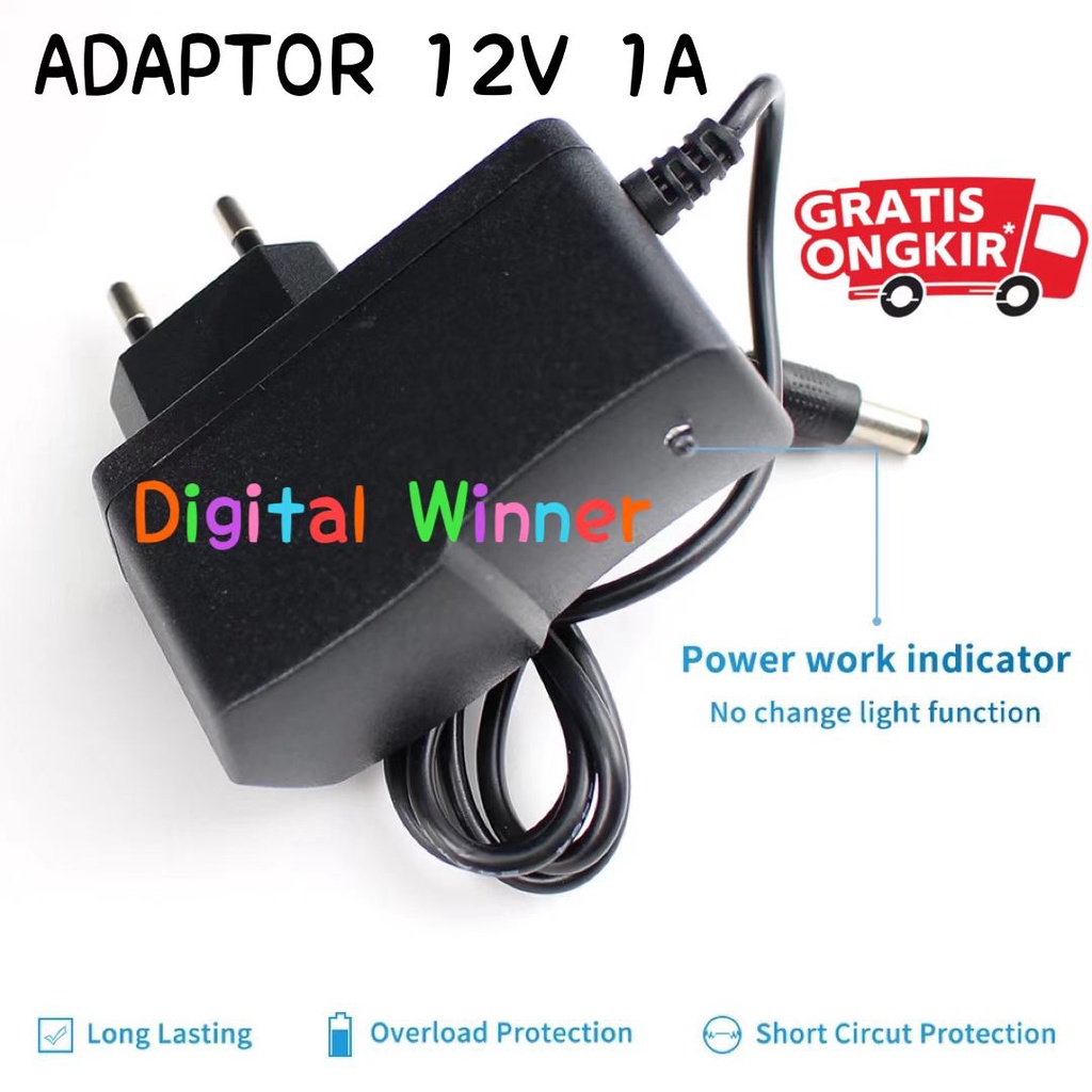Jual Adaptor 12V 1A / Adaptor 12 Volt 1 Ampere / Adaptor Set Top Box / Adaptor Android TV BOX ...