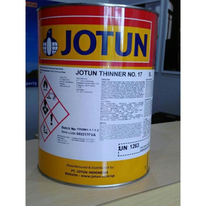 Jual JOTUN THINNER 17 5L | Shopee Indonesia