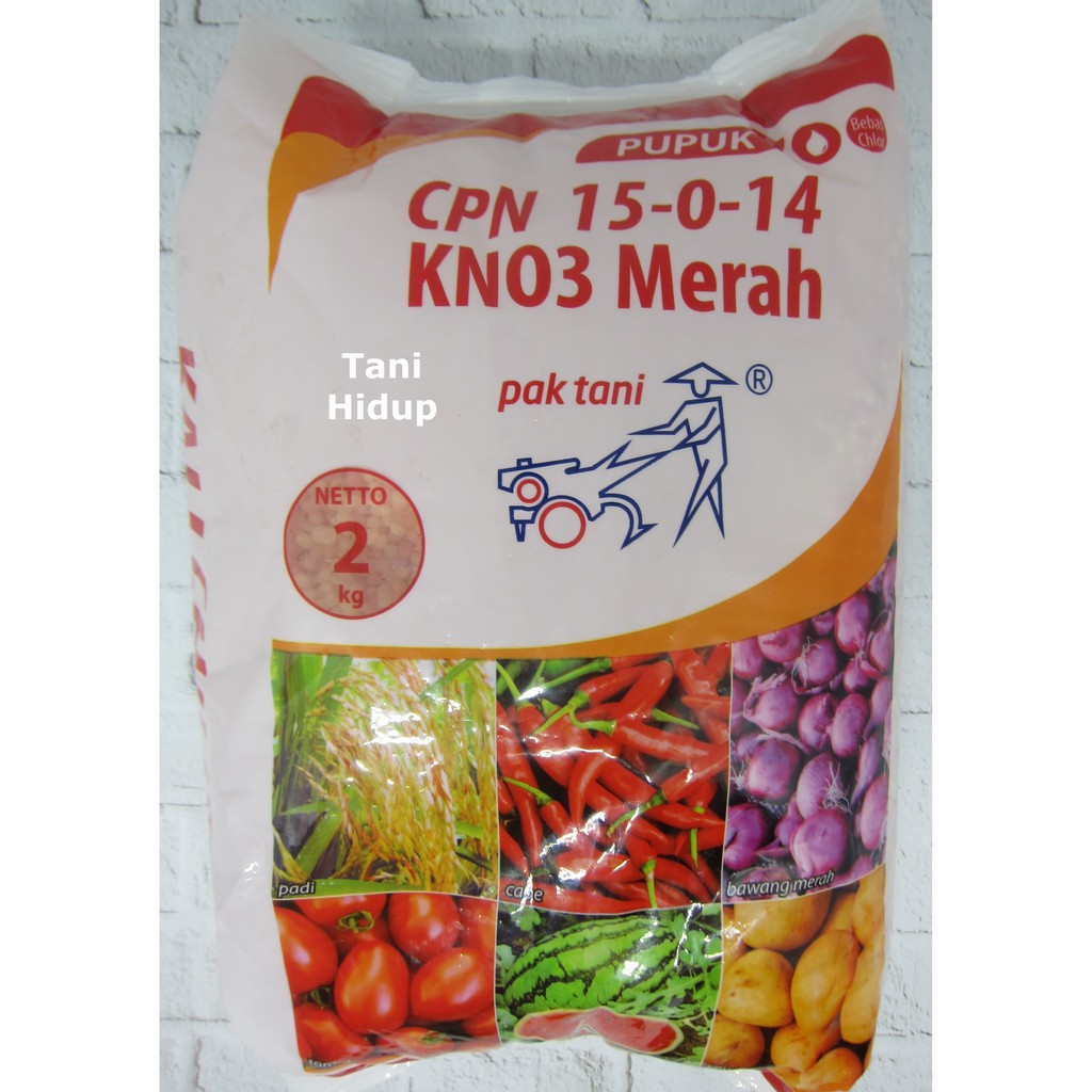 Jual Pupuk CPN KNO3 Merah Pak Tani kemasan 2 kg - CV Saprotan Utama ...