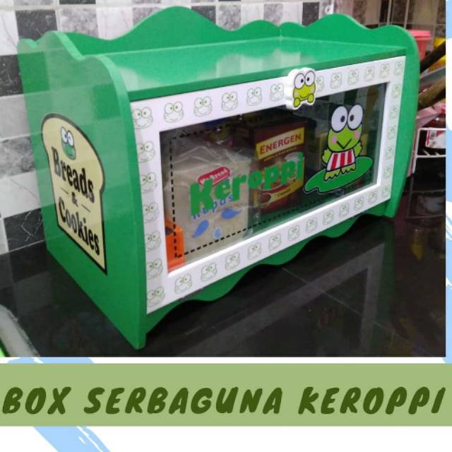Jual Box Serbaguna Keroppi ( Tempat Roti, Kue, Dll ) | Shopee Indonesia