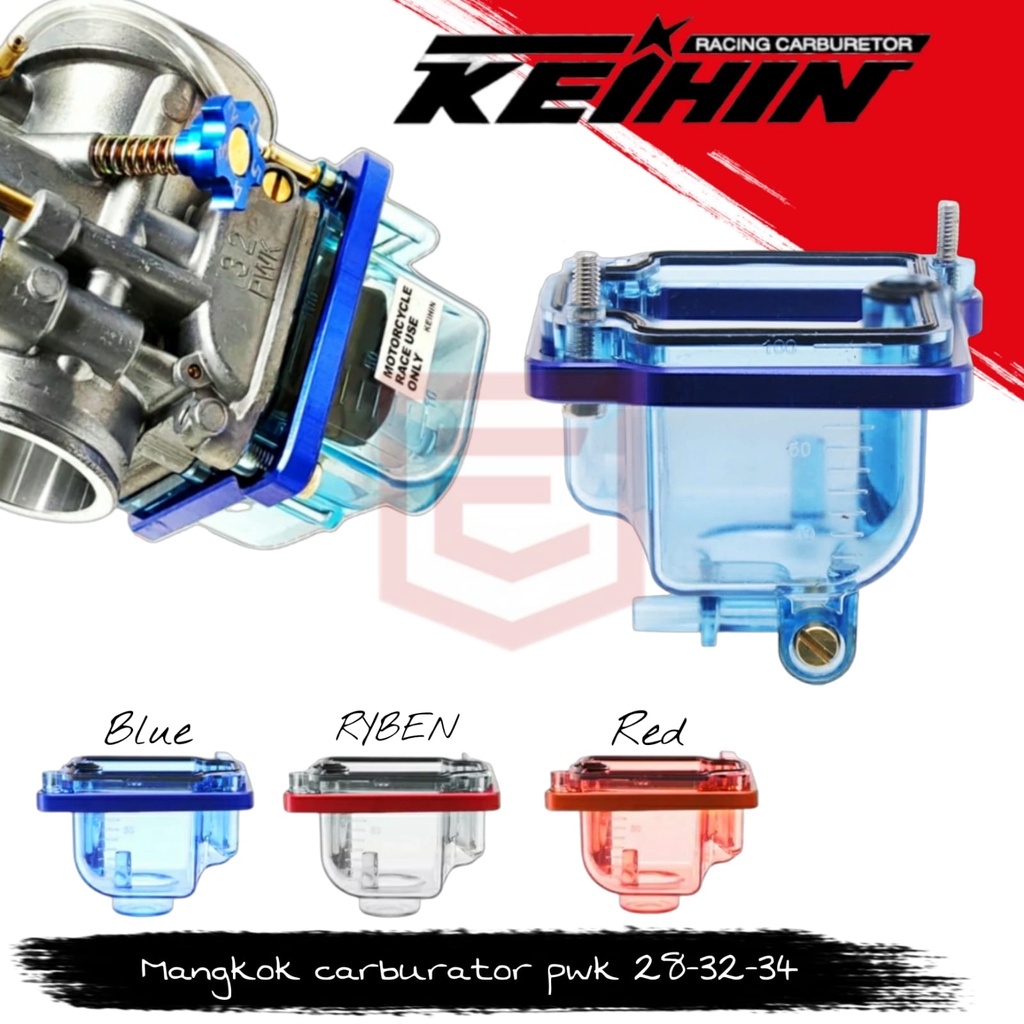 Jual mangkok karbu mika carbu cover karbu tutup karburator transparan pwk 28 pwk 30 universal ...