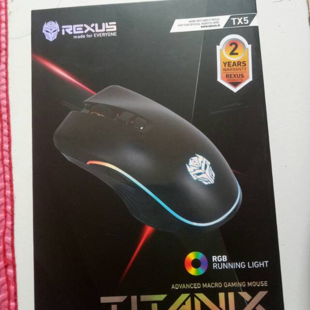 Jual Mouse Gaming Rexus Titanix TX5. | Shopee Indonesia
