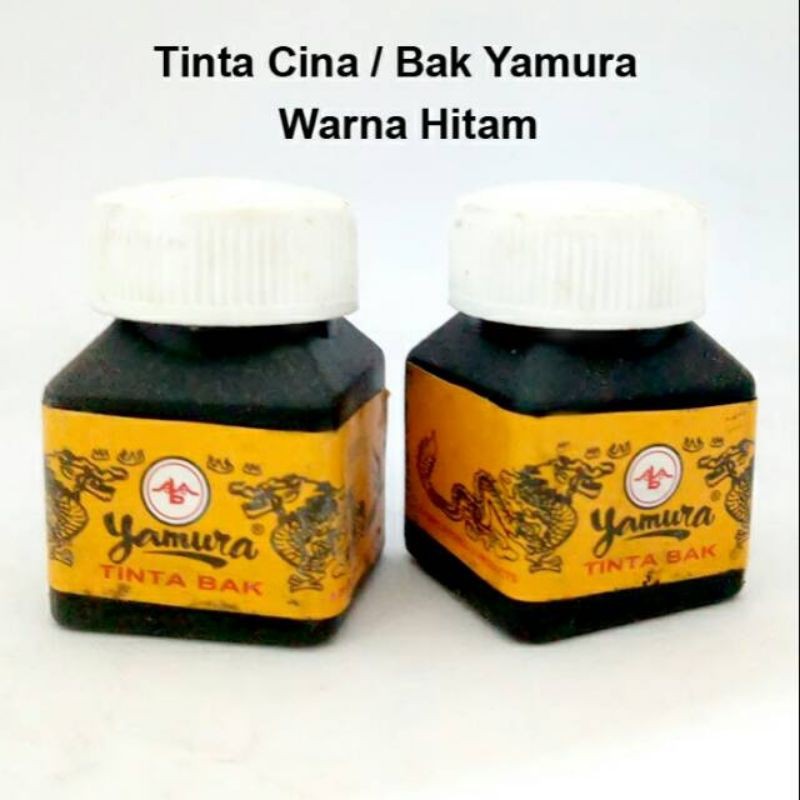 Jual Tinta Bak/ Tinta Cina Kecil Yamura Isi 3pcs | Shopee Indonesia