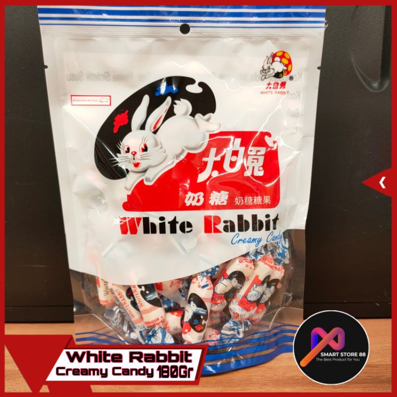Jual WHITE RABBIT CANDY 180GR PERMEN SUSU WHITE RABBIT NON HALAL ...