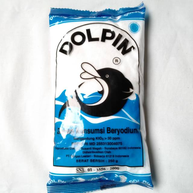 Jual Bahan pokok garam dolpin 250 gr - sayurbunda | Shopee Indonesia