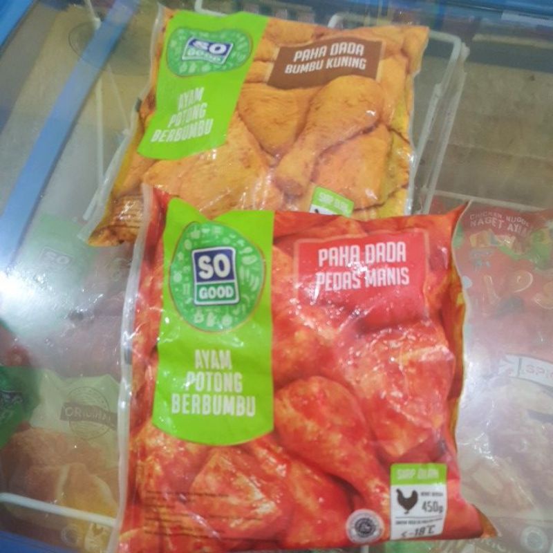 Jual So Good Ayam potong berbumbu 450gr | Shopee Indonesia