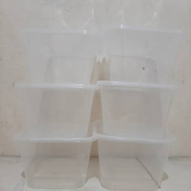 Jual Kotak plastik/ kotak thinwall / kotak container ukuran 1000 ml 1 ...