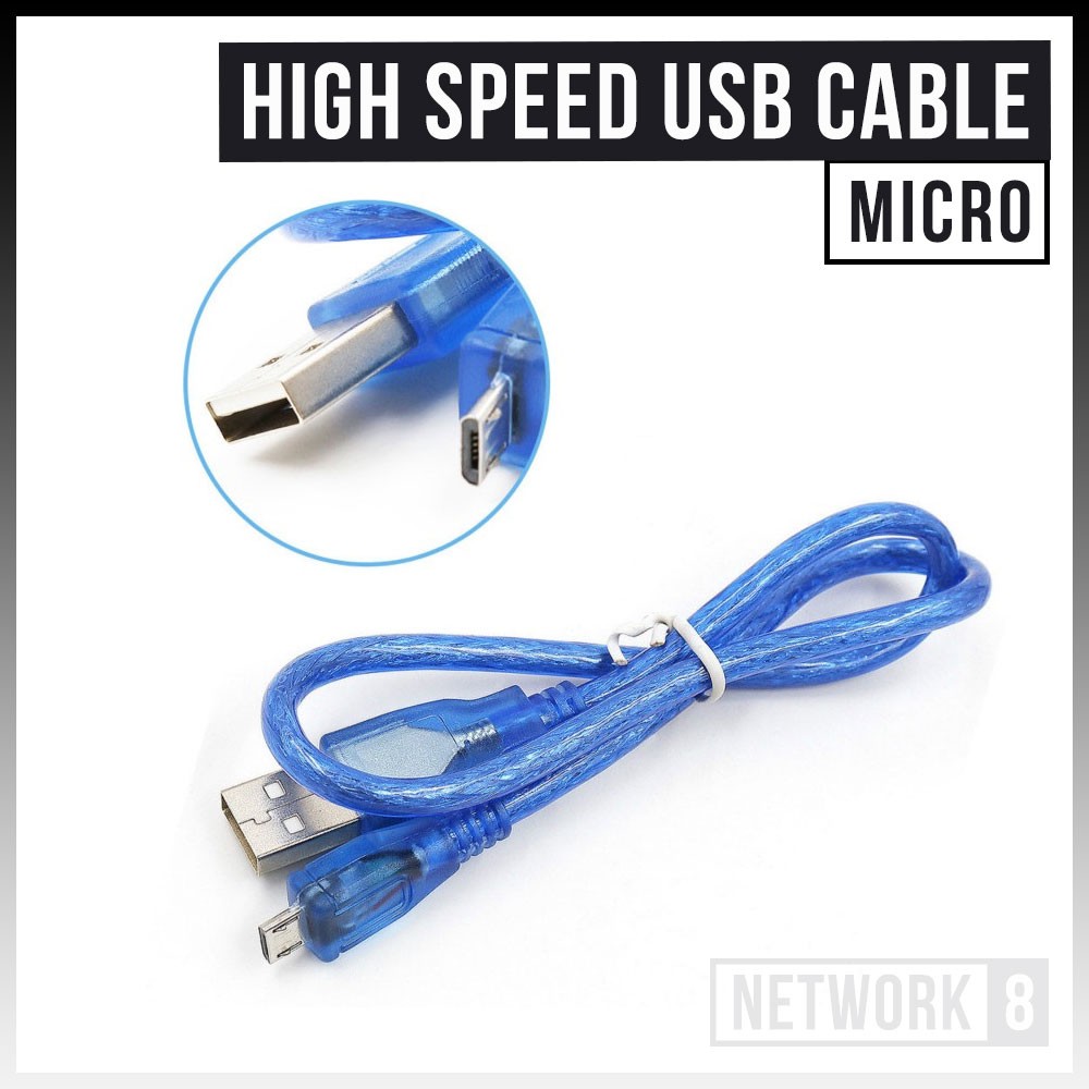 Jual 30CM KABEL USB CABLE TRANSFER DATA TYPE TIPE MINI A B MICRO ...