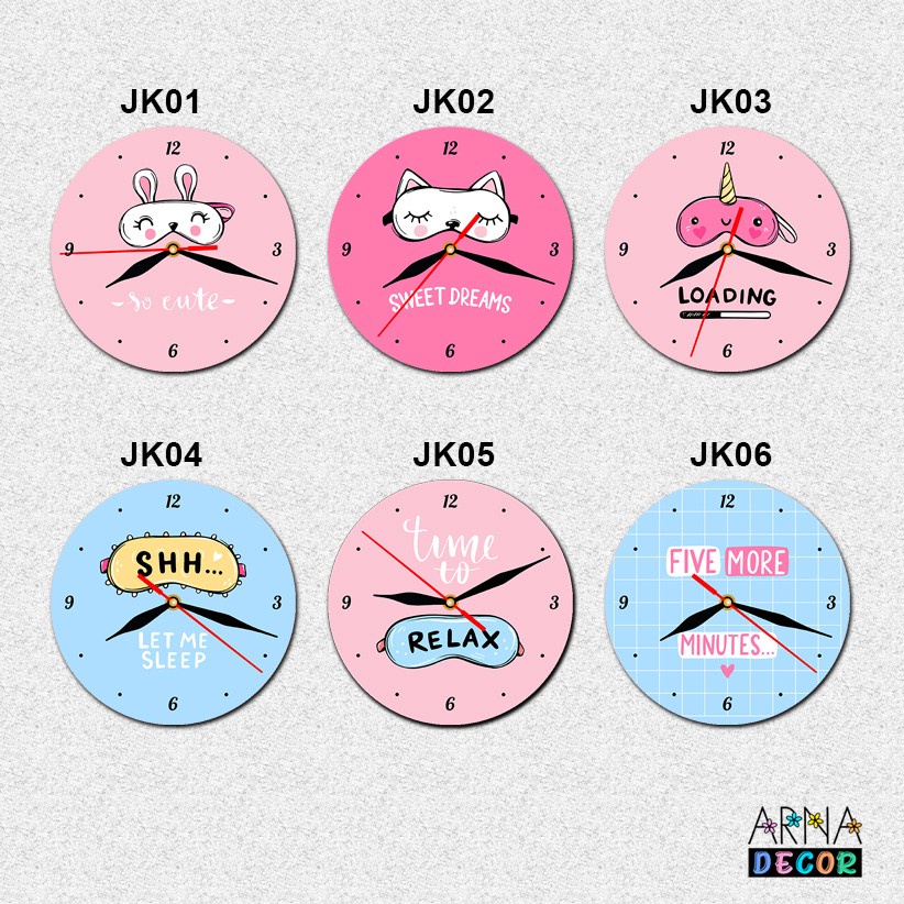 Jual Jam dinding Girly, Cantik, Lucu, Murah / Jam Dinding Lucu ...