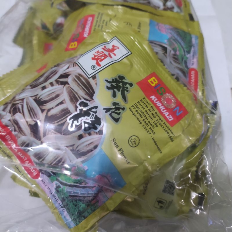 Jual kuaci bison 12g ( 1pack isi 20 pcs ) | Shopee Indonesia