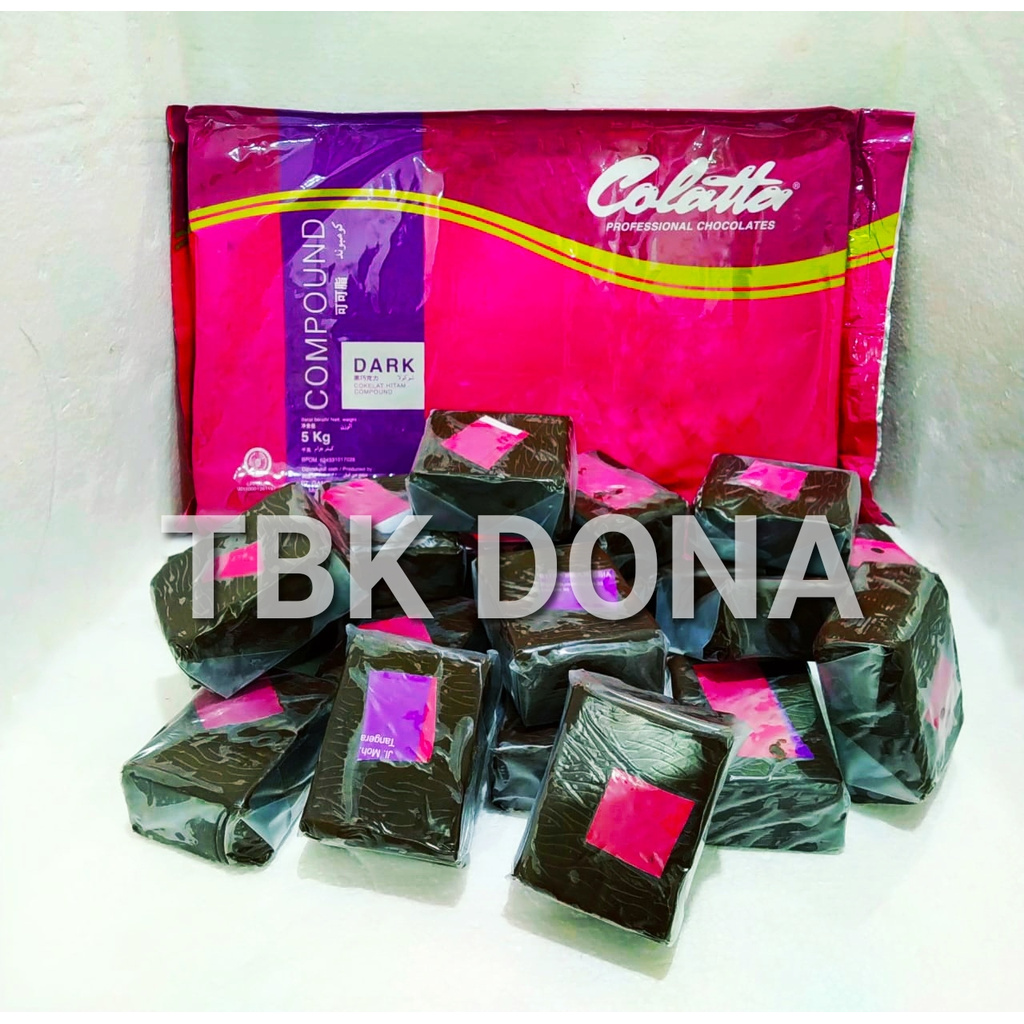 Jual Colatta Dark Coklat Compound 245 - 255 gr / Colatta Dark Cokelat ...