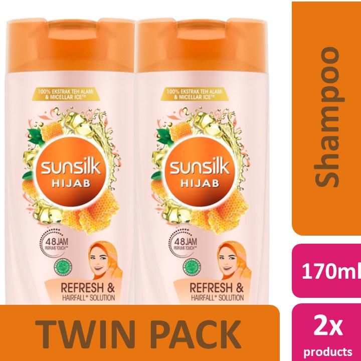 Jual Sunsilk Hijab Recharge Refresh & Hairfall Solution Shampoo 170ml ...