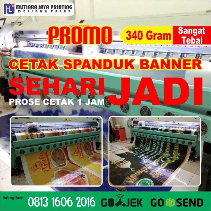 Jual CETAK SPANDUK / BANNER MURAH FLEXI 340 HIGH RES Elegan | Shopee ...