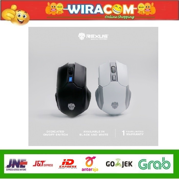 Jual Rexus Mouse Wireless Xierra S5 Aviator | Shopee Indonesia