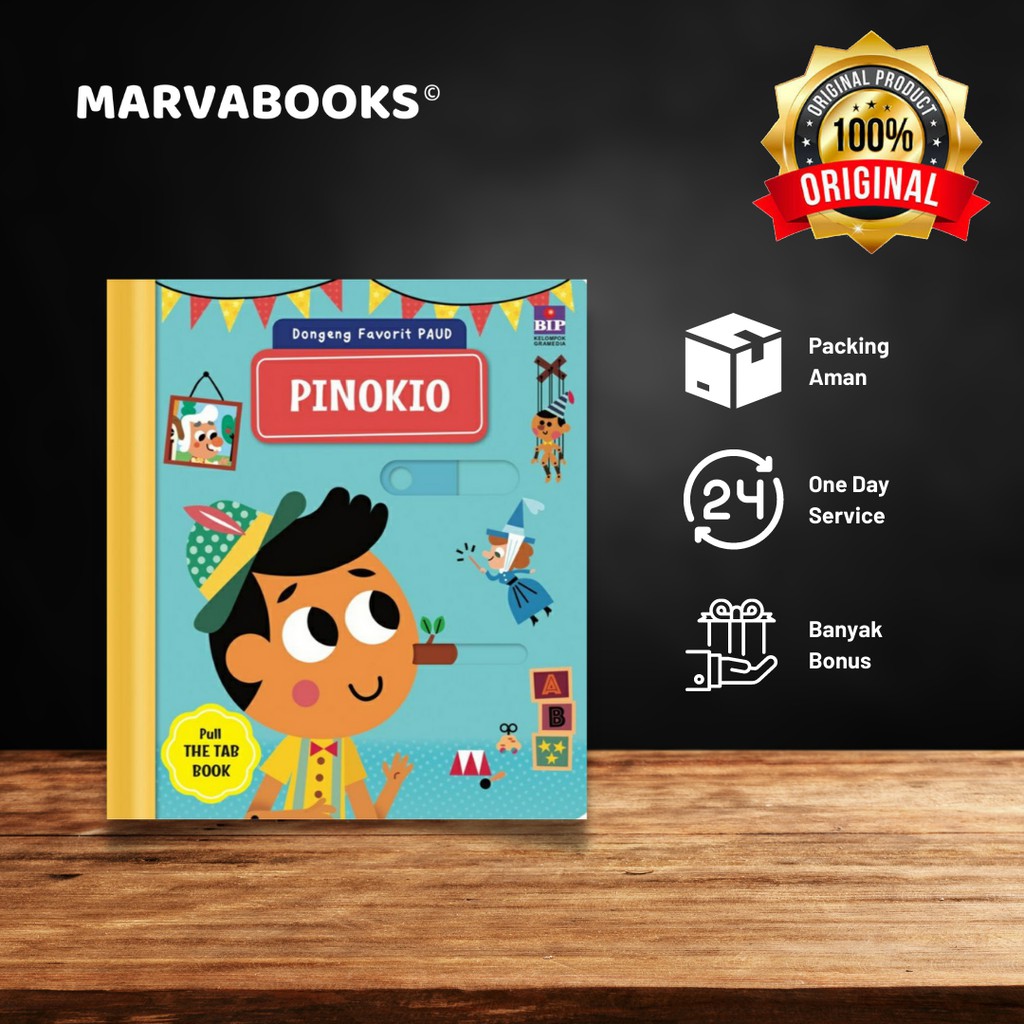 Jual Dongeng favorit Paud : Pinokio - Original Gramedia Bhuana Ilmu ...