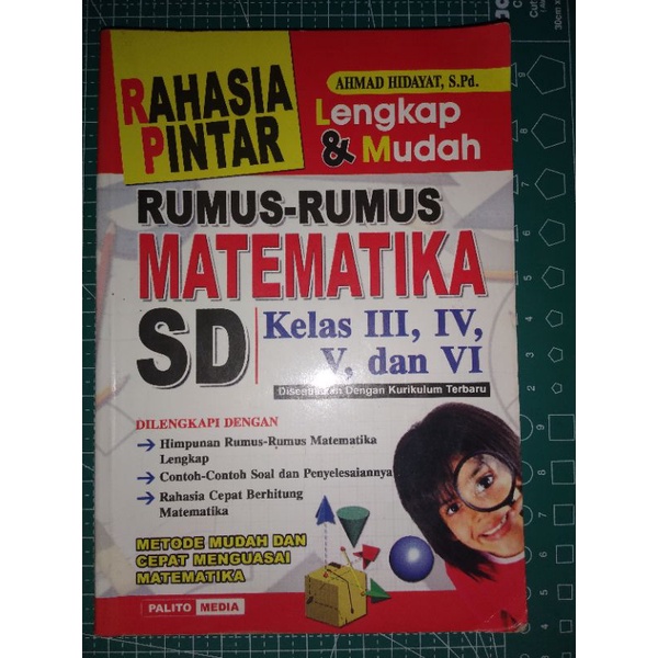 Jual RAHASIA PINTAR RUMUS RUMUS MATEMATIKA SD KELAS 3,4,5, DAN 6 ...