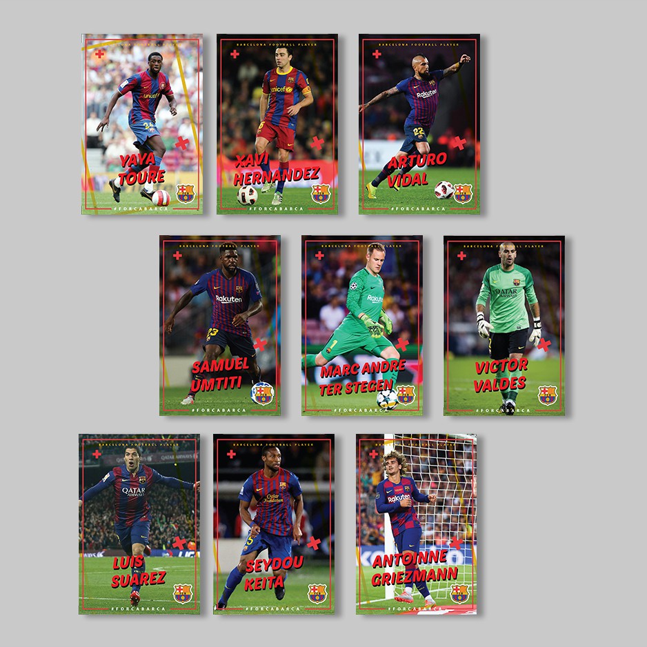 Jual Poster Pemain Bola Terlengkap - Poster Barcelona - Size A4 ...