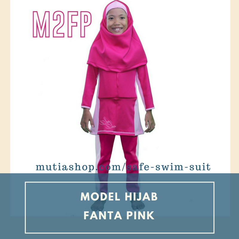 Jual Baju Renang Mengapung Safe Swimsuit Model 2 Hijab Style Warna Fanta Pink ( M2FP ) | Shopee ...