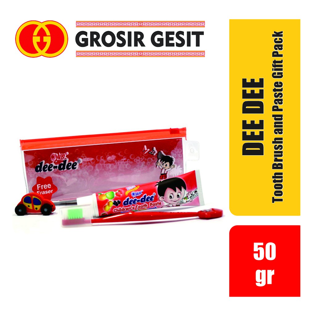 Jual Yuri Dee-dee Gift Pack (Sikat Gigi + Pasta Gigi) | Shopee Indonesia