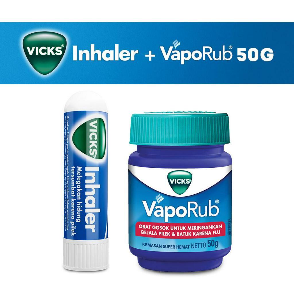 Jual Vicks Inhaler + Vicks Vaporub Balsem 50 gr | Shopee Indonesia
