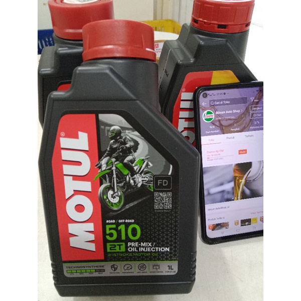 Jual MOTUL 510 2T FD | PRE-MIX/OIL INJECTION TECHNOSYNTHESE | 1 Liter ...