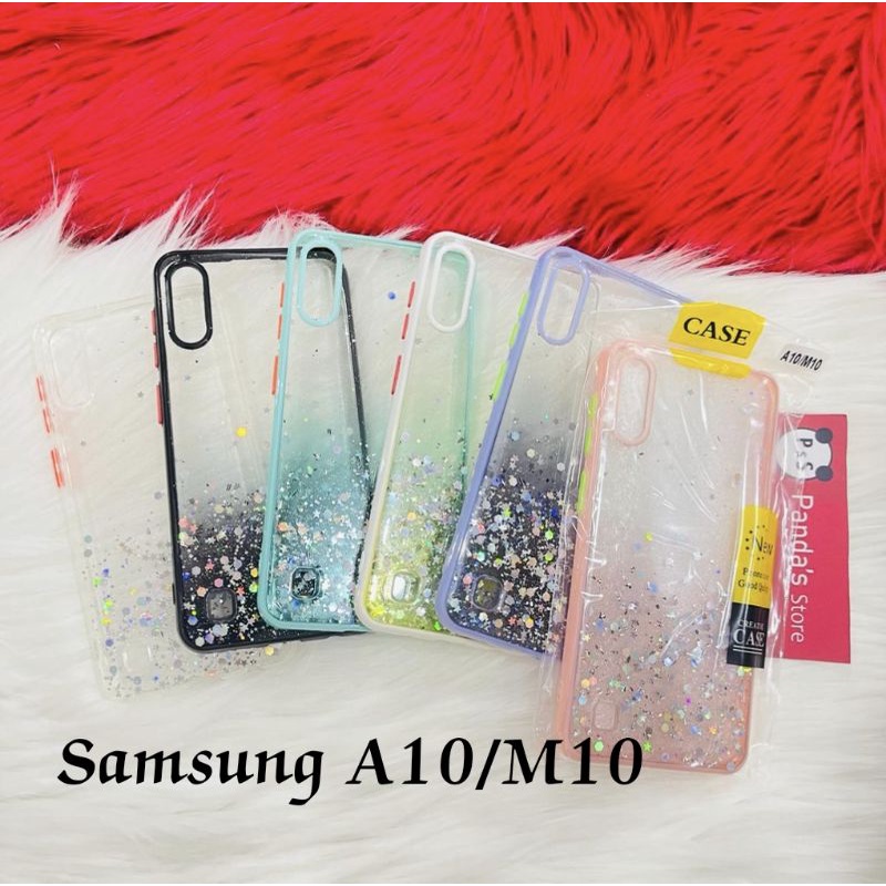 Jual Glitter Case Samsung A10/M10 Funny Color Dengan Pelindung Kamera ...