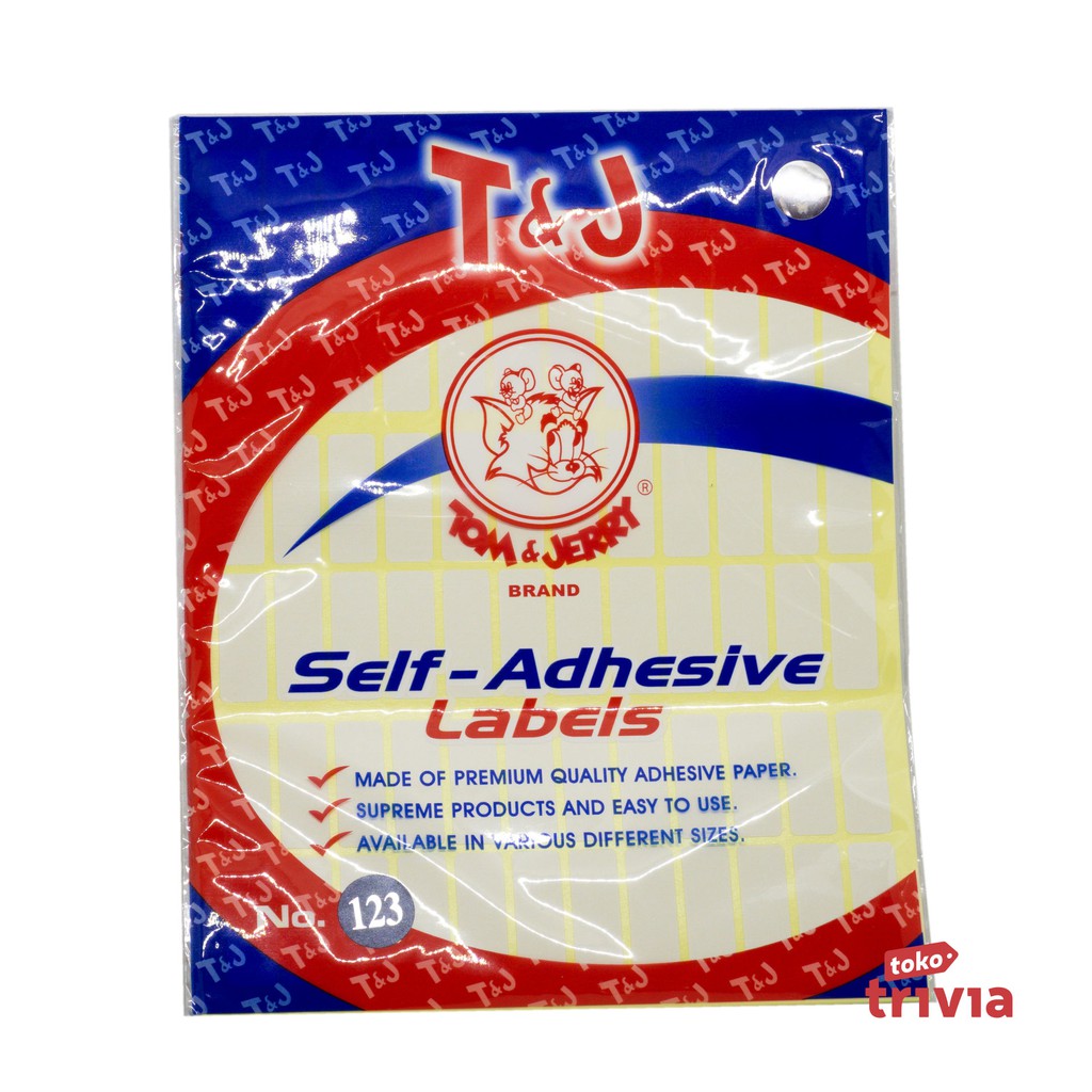 Jual LABEL TOM & JERRY NO.123 UK 11X30mm | Shopee Indonesia