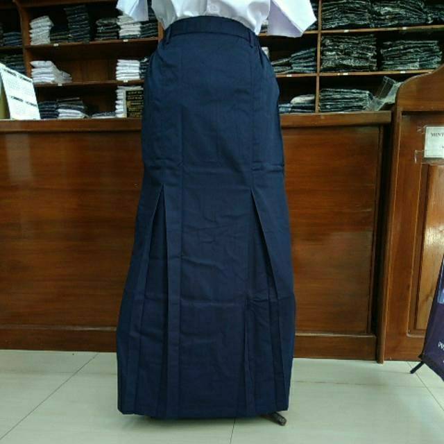 Jual Rok span biru smp panjang rok span coklat smp rok span putih smp ...