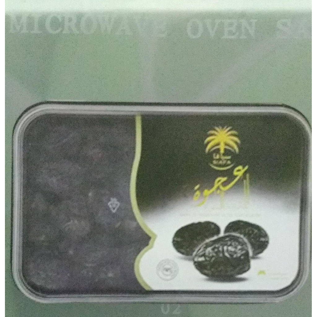 Jual Kurma Ajwa Madinah 500 Gr Nabi Korma ajuwa 500gr dates Saudi ...