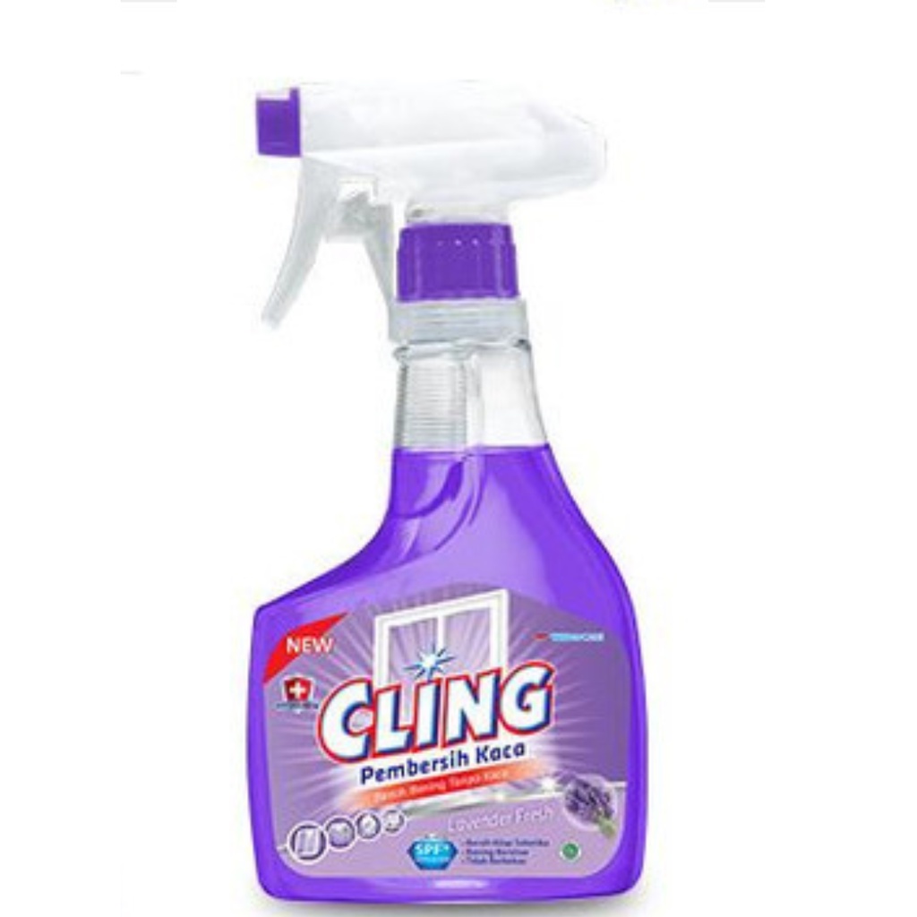 Jual Cling Pembersih Kaca Lavender Botol 440 Ml | Shopee Indonesia