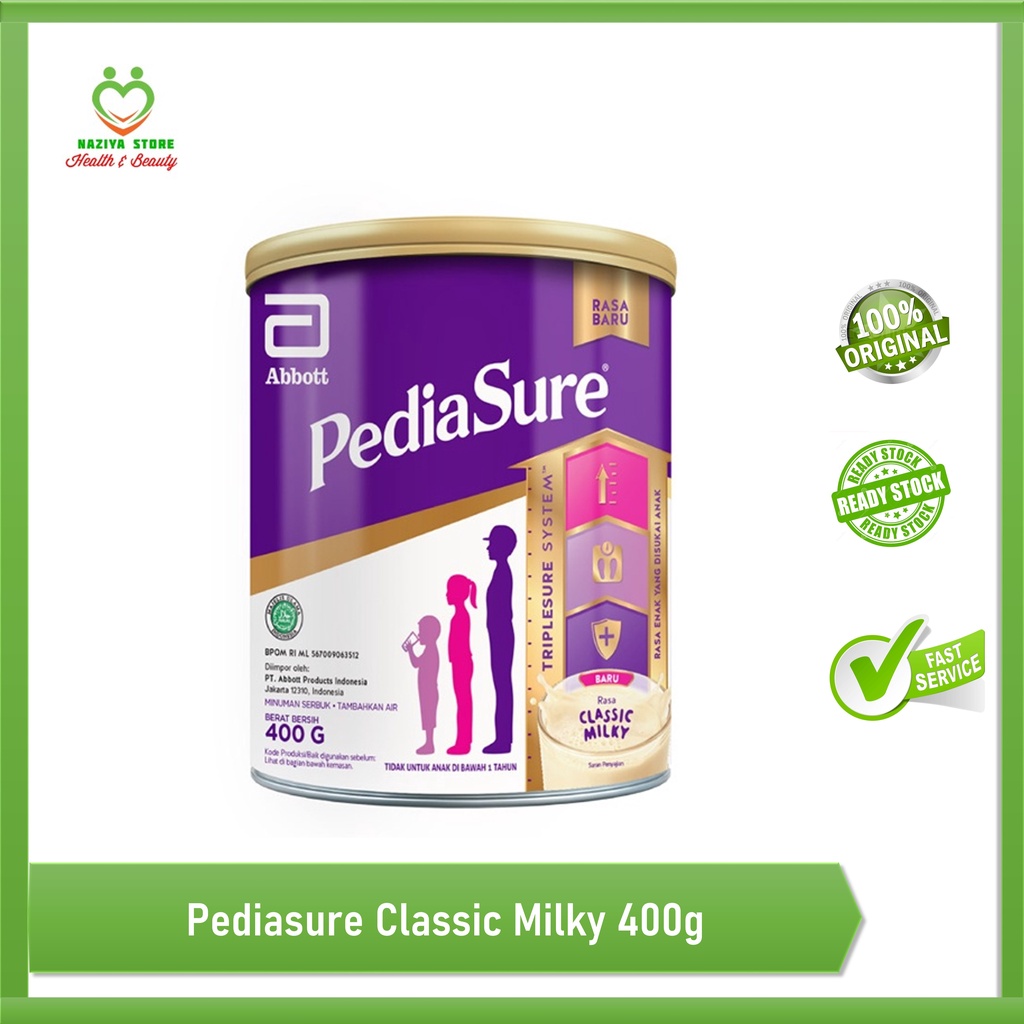 Jual Pediasure Classic Milky 400 g (1-10 tahun) Susu Formula Pertumbuhan Anak - Kids Formula ...