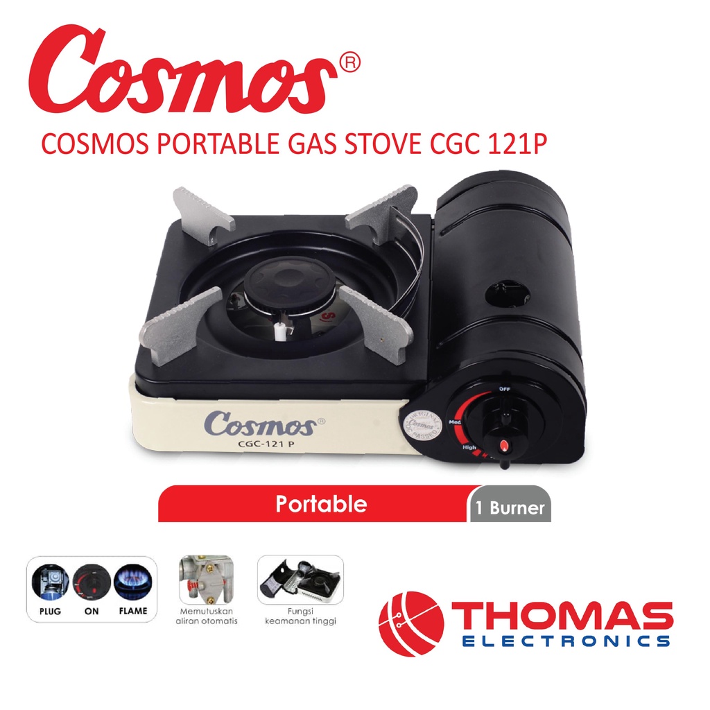 Jual Kompor Gas Portable Cosmos CGC121P Cosmos Portable Gas Stove CGC 121P CGC 121 P | Shopee ...