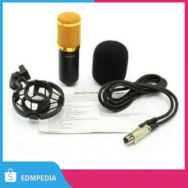 Jual Microphone Professional Condenser BM800 With Shock Mount | Shopee ...