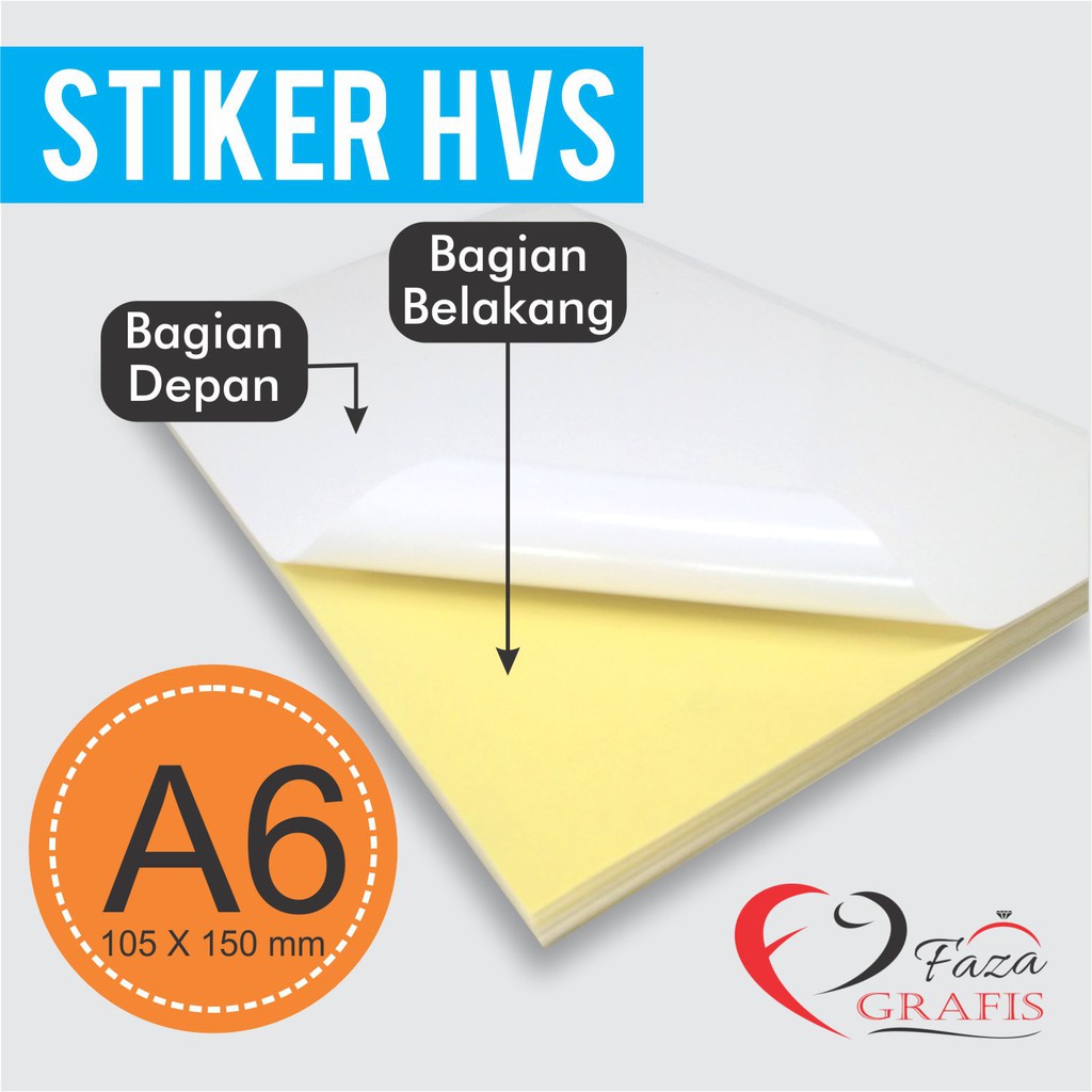Jual ISI 10 LEMBAR STICKER HVS A6 | Shopee Indonesia