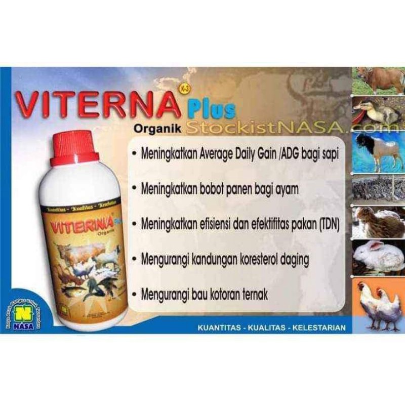 Jual Viterna plus nasa membantu pertumbuhan hewan ternak dengan harga ...